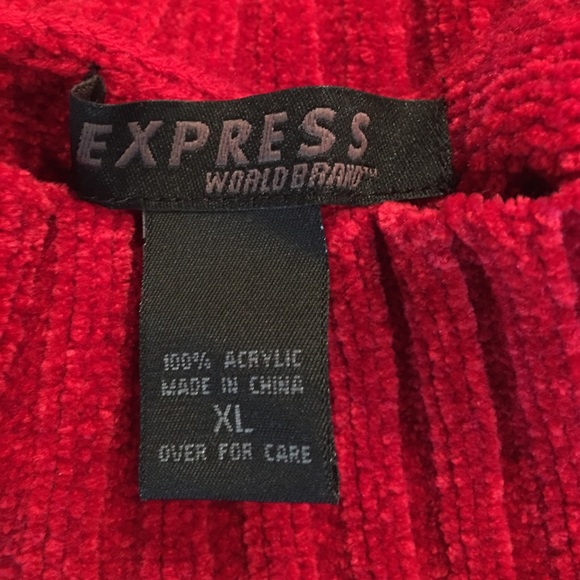 Express | Sweaters | Thick Long Sleeve Sweater Red Xl | Poshmark